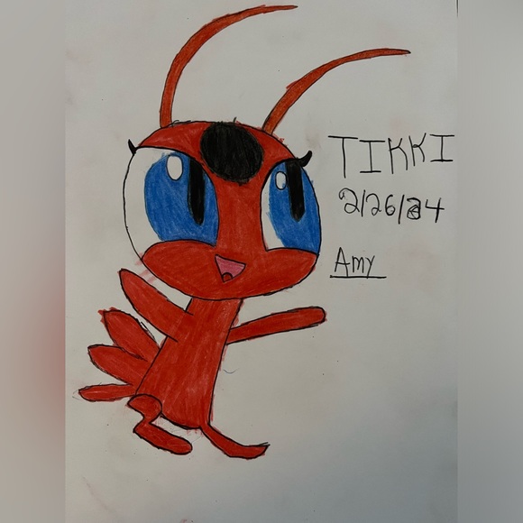Art | Tikki Miraculous Ladybug Drawing | Poshmark